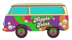 Hippie Joint Embroidery Design | EmbroideryDesigns.com