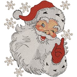 Santa Clause Embroidery Design | EmbroideryDesigns.com