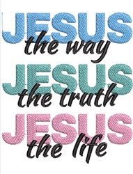 Jesus Embroidery Design | EmbroideryDesigns.com