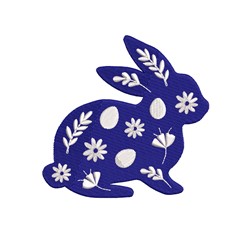 Bunny Rabbit Embroidery Design | EmbroideryDesigns.com