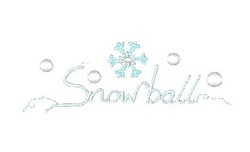 Snowball Embroidery Design | EmbroideryDesigns.com