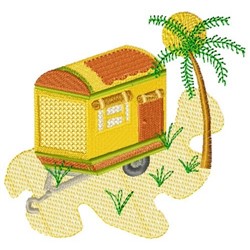 Caravan Embroidery Design | EmbroideryDesigns.com