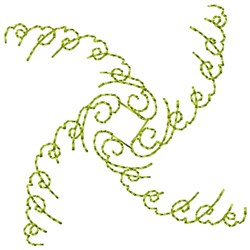 Swirl Embroidery Design | EmbroideryDesigns.com