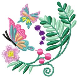 Butterflies Embroidery Design | EmbroideryDesigns.com