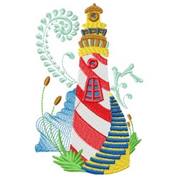 Lighthouse Embroidery Design | EmbroideryDesigns.com
