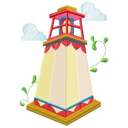 Lighthouse Embroidery Design | EmbroideryDesigns.com