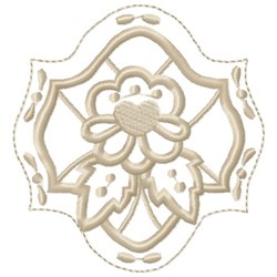 Outline Flower Embroidery Design | EmbroideryDesigns.com