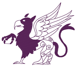 Griffin Embroidery Design | EmbroideryDesigns.com