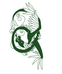 Sea Serpent Embroidery Design | EmbroideryDesigns.com