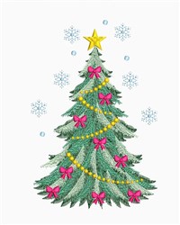 Christmas Tree Embroidery Design | EmbroideryDesigns.com