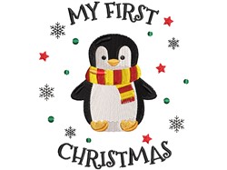 First Christmas Embroidery Design | EmbroideryDesigns.com
