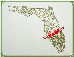 Florida Embroidery Design | EmbroideryDesigns.com