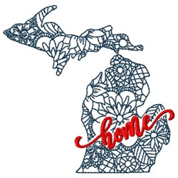 Michigan Embroidery Design | EmbroideryDesigns.com
