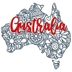 Australia Embroidery Design | EmbroideryDesigns.com