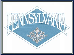 Pennsylvania Crest Embroidery Design | EmbroideryDesigns.com