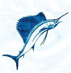 Sailfish Embroidery Design | EmbroideryDesigns.com