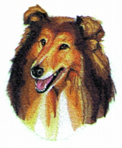 Collie Embroidery Design | EmbroideryDesigns.com