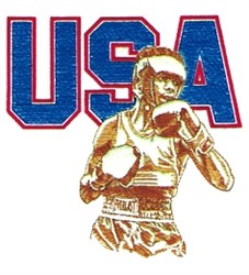 USA Boxing Embroidery Design | EmbroideryDesigns.com