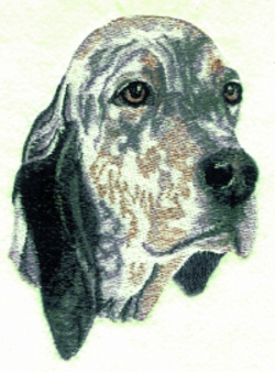 English Setter Embroidery Design | EmbroideryDesigns.com