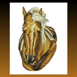Horse Head Embroidery Design | EmbroideryDesigns.com
