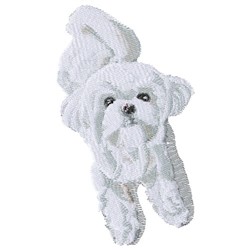 Maltese Embroidery Design | EmbroideryDesigns.com