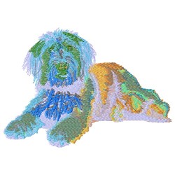 Labradoodle Embroidery Design | EmbroideryDesigns.com