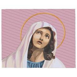 Mary The Madonna Embroidery Design | EmbroideryDesigns.com