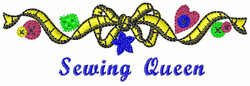 Sewing Queen Embroidery Design | EmbroideryDesigns.com