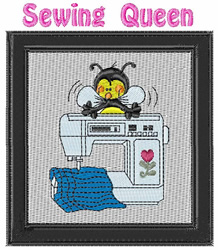 Sewing Queen Embroidery Design | EmbroideryDesigns.com