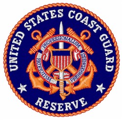 Coast Guard Reserve Embroidery Design | EmbroideryDesigns.com