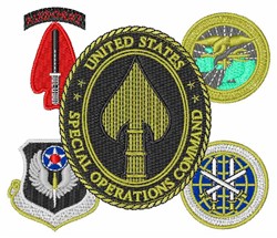 Special Operations Command Embroidery Design | EmbroideryDesigns.com