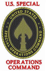 USSOCOM Emblem Embroidery Design | EmbroideryDesigns.com