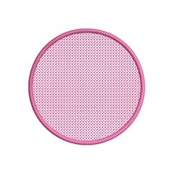 Embossed Circle Embroidery Design | EmbroideryDesigns.com