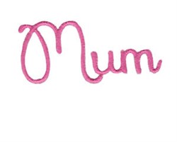 Mum Embroidery Design | EmbroideryDesigns.com
