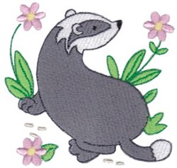 Badger Embroidery Design | EmbroideryDesigns.com