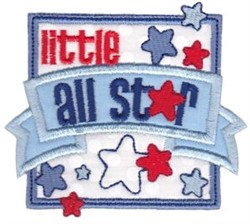 All Star Embroidery Design | EmbroideryDesigns.com