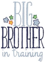 Big Brother In Training Embroidery Design | EmbroideryDesigns.com