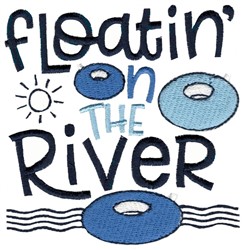 Floatin On The River Embroidery Design | EmbroideryDesigns.com