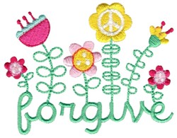 Forgive Embroidery Design | EmbroideryDesigns.com