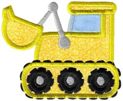 Applique Digger Embroidery Design | EmbroideryDesigns.com