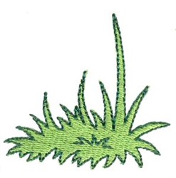Grass Accent Embroidery Design | EmbroideryDesigns.com