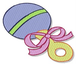 Baby Rattle Embroidery Design | EmbroideryDesigns.com
