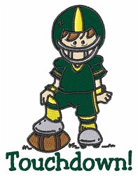 Touchdown Embroidery Design | EmbroideryDesigns.com