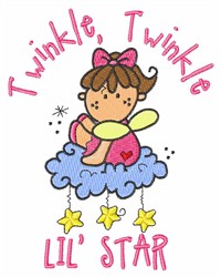Twinkle Twinkle Embroidery Design | EmbroideryDesigns.com