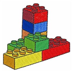 Legos Embroidery Design | EmbroideryDesigns.com