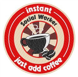 Social Worker Embroidery Design | EmbroideryDesigns.com