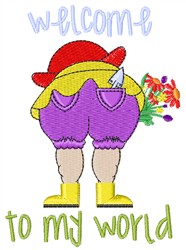 Welcome Embroidery Design | EmbroideryDesigns.com