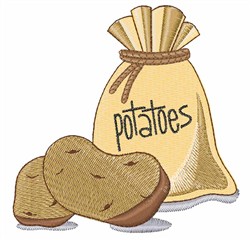 Potatoes Embroidery Design | EmbroideryDesigns.com