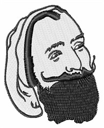 Zig Zag Man Embroidery Design | EmbroideryDesigns.com