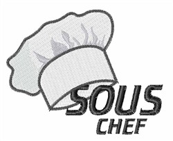 Sous Chef Embroidery Design | EmbroideryDesigns.com